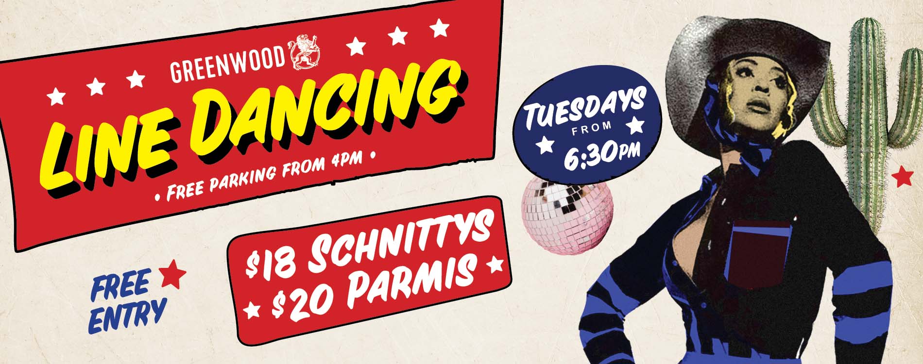 Tuesday Line Dancing - The Greenwood Hotel